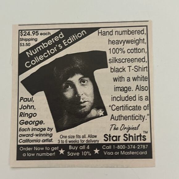 None and/or Unknown | Other | The Original Star Shirts Numbered ...